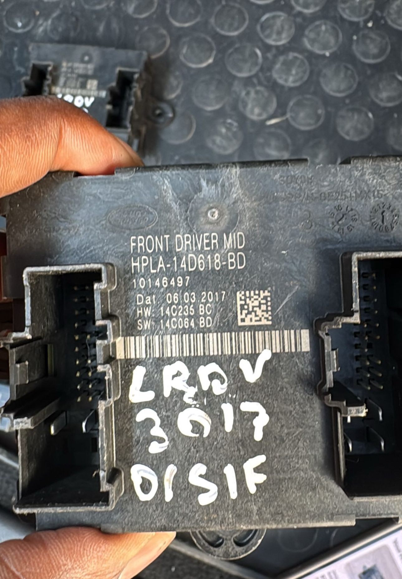 FRONT RH DOOR ECU MODULE L405 CENTRAL LOCK L494 HPLA14D618BD 618BF ...